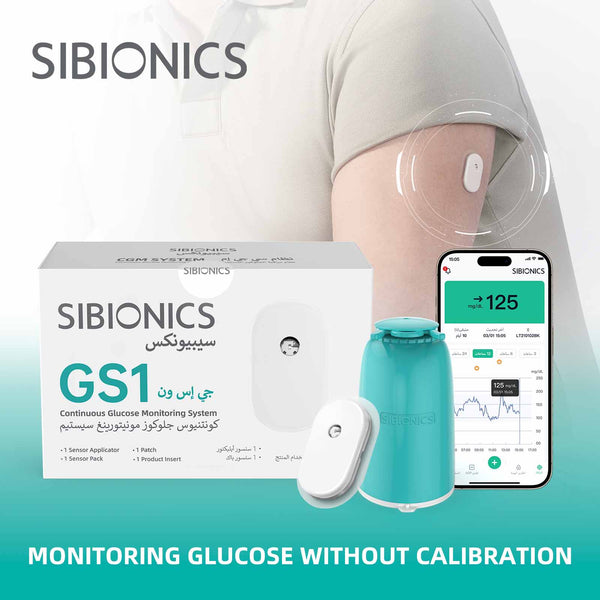 SIBIONICS GS1 CGM - 24/7 Glucose Monitoring – My Store