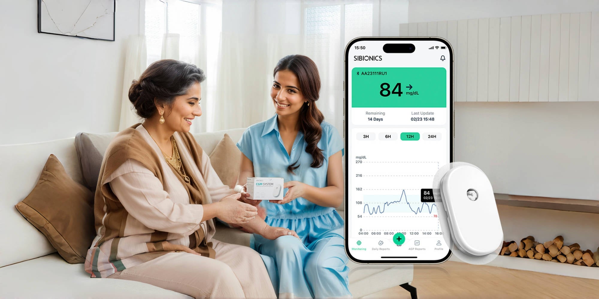 SIBIONICS GS1 Continuous Glucose Monitoring (CGM) System – My Store